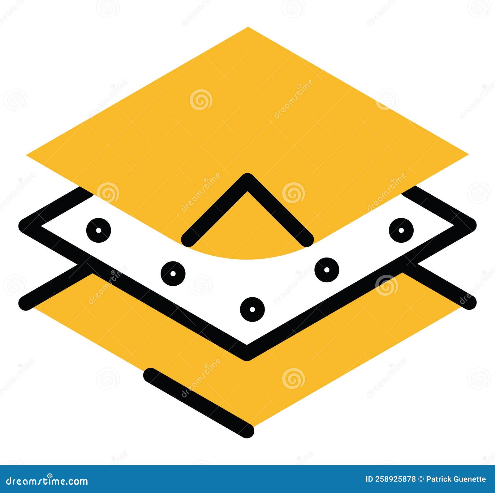 Membrane material, icon stock vector. Illustration of background ...