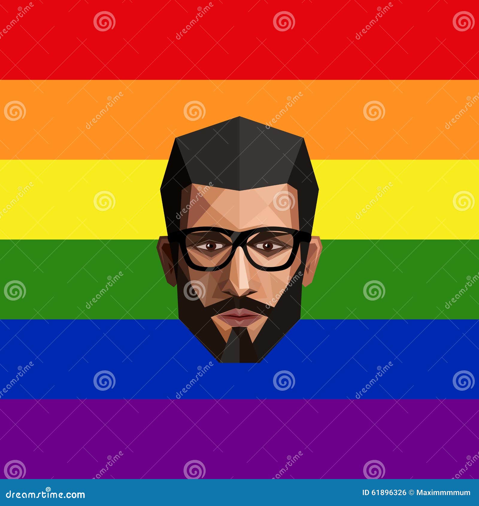 Membro Da Comunidade De LGBT Ilustração do Vetor - Ilustração de ...