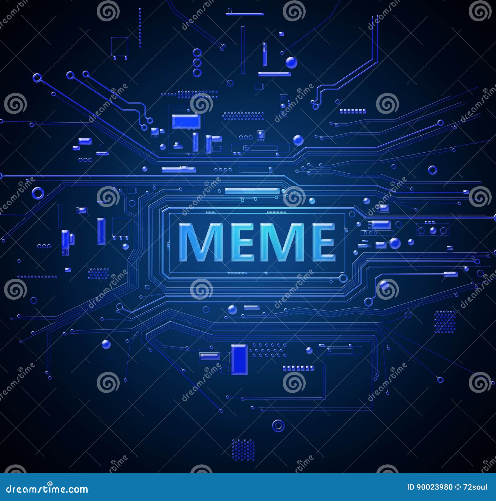 Meme concept. stock illustration. Illustration of media - 90023980