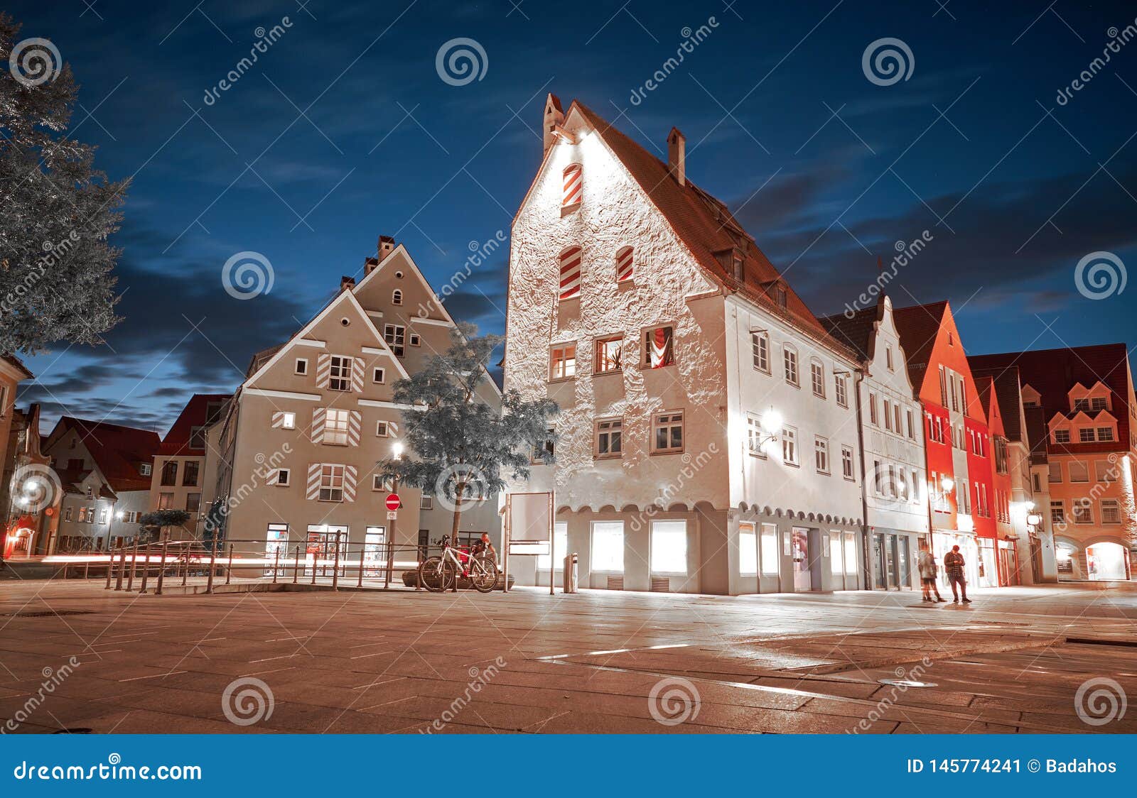 Memmingen in Germany editorial photo. Image of road - 145774241