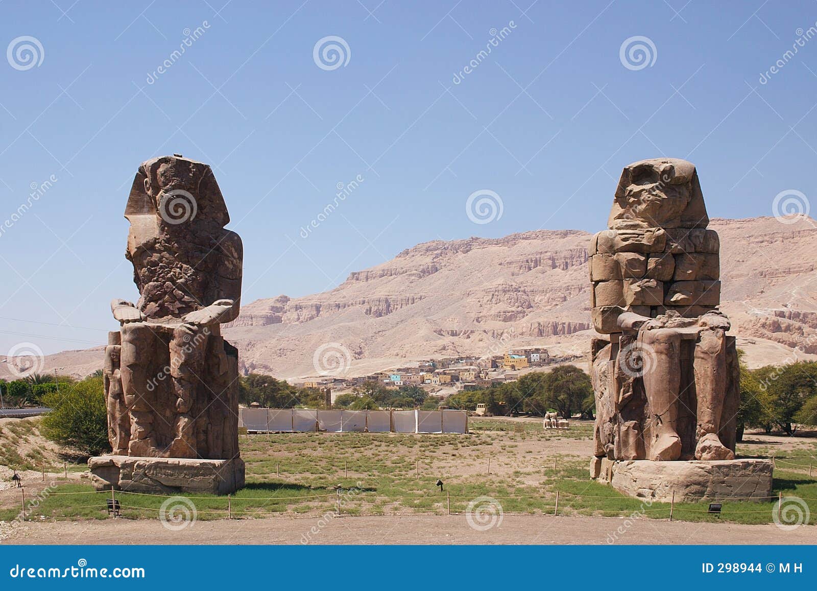 Memnon stock photo. Image of ancient, africa, sculpture - 298944