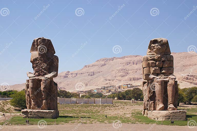 Memnon stock photo. Image of ancient, africa, sculpture - 298944