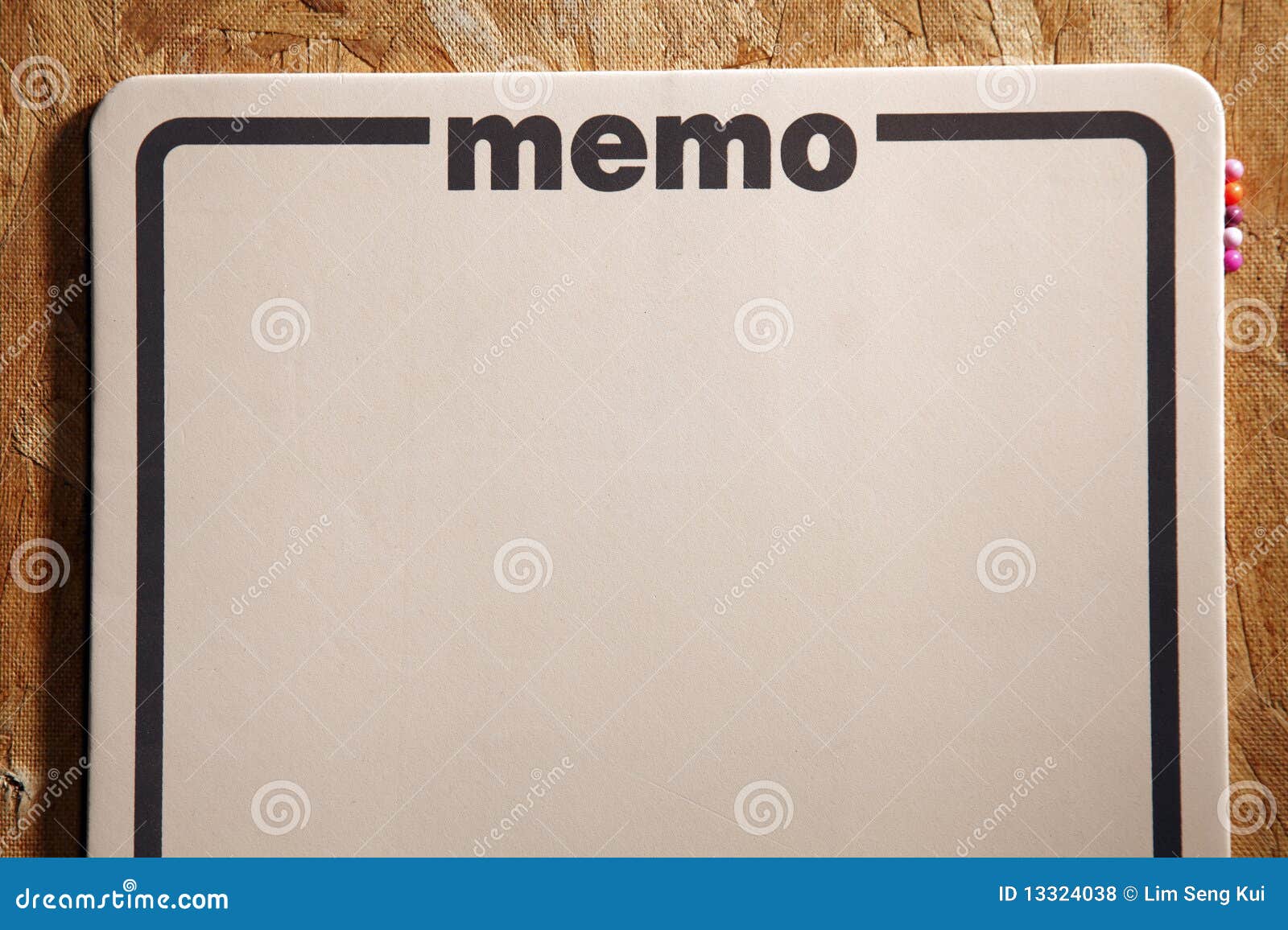 Memo stock photo. Image of stationery, document, office - 13324038