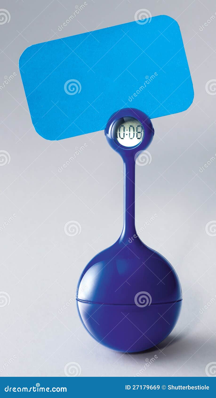 Memo Holder With Digital Clock Royalty-Free Stock Photography ...