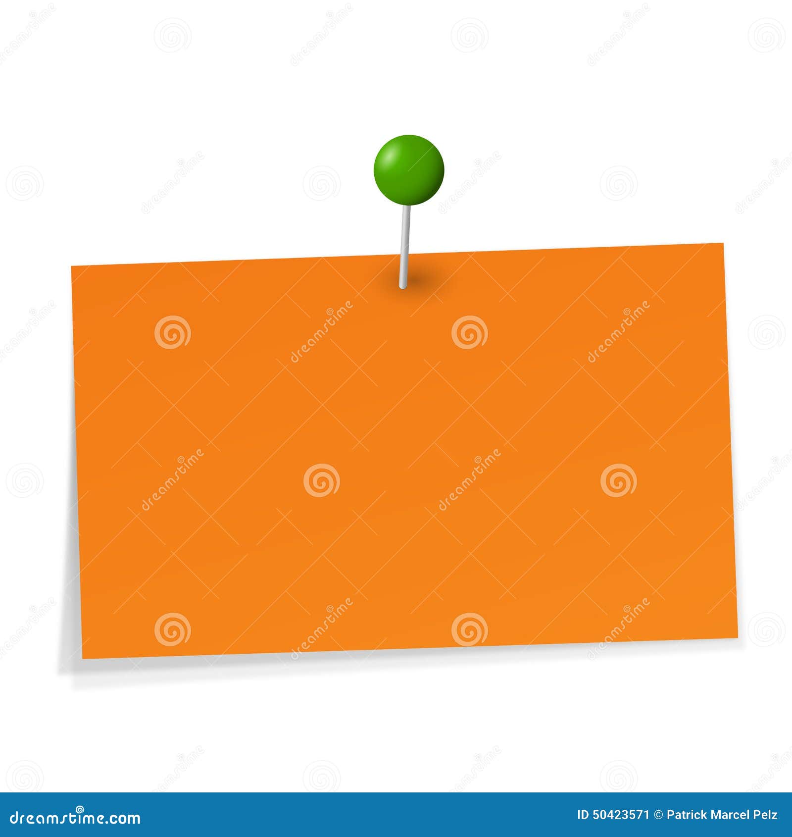 Memo with needle stock vector. Illustration of information - 50423571