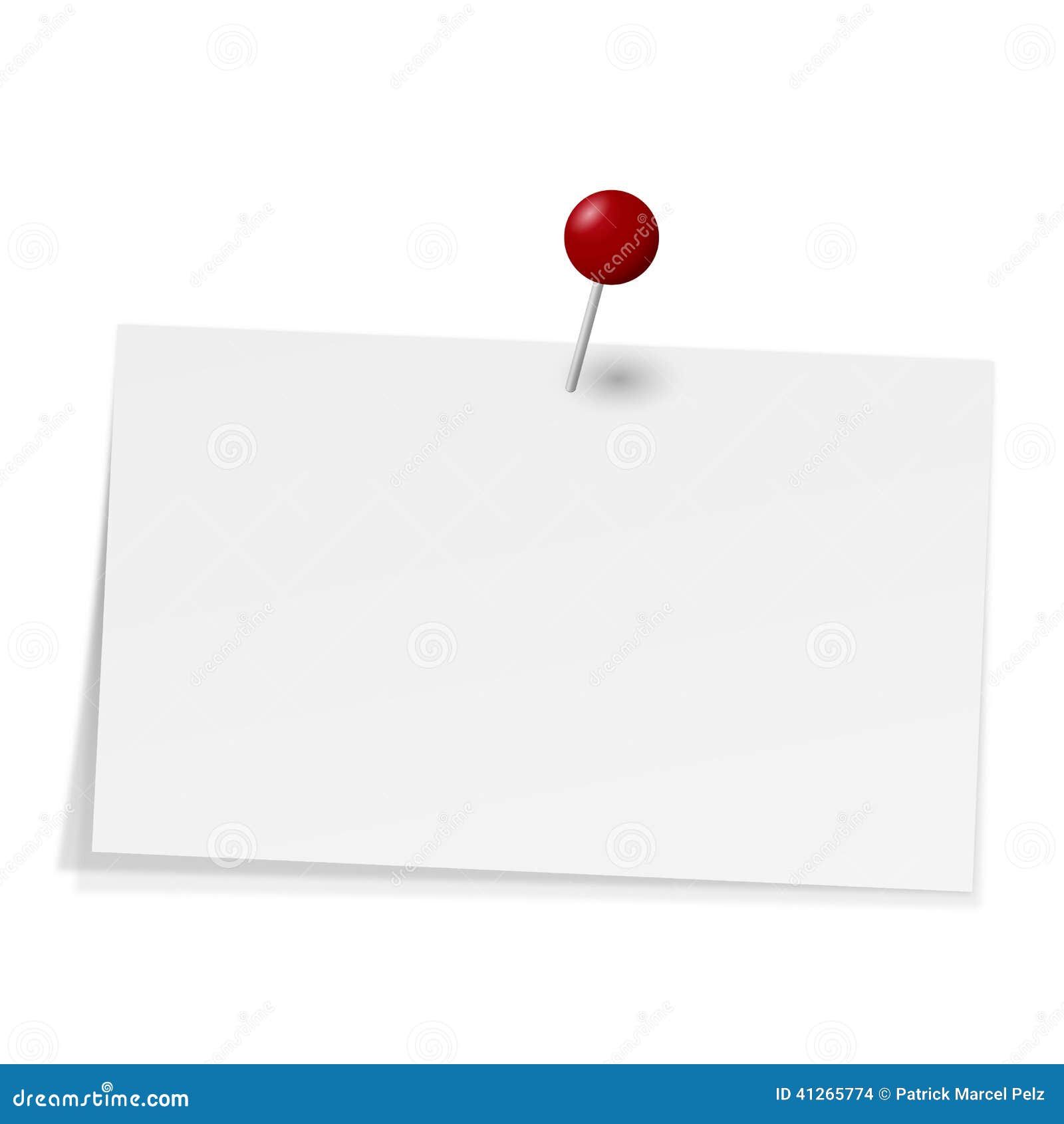 Memo with needle stock vector. Illustration of paper - 41265774