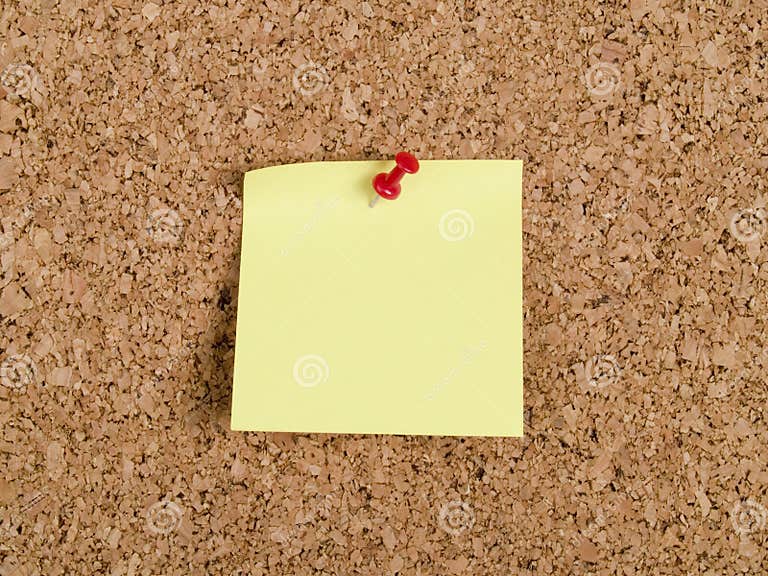 Memo note and pin stock image. Image of greetings, brown - 2382901