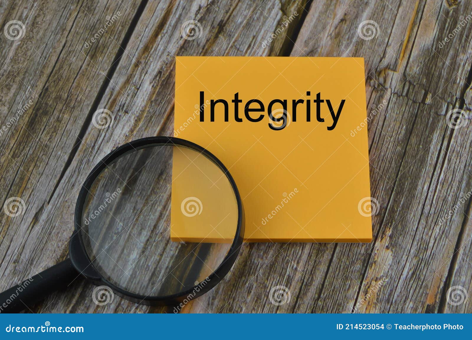 Memo Note Written with Text INTEGRITY Stock Photo - Image of growth ...