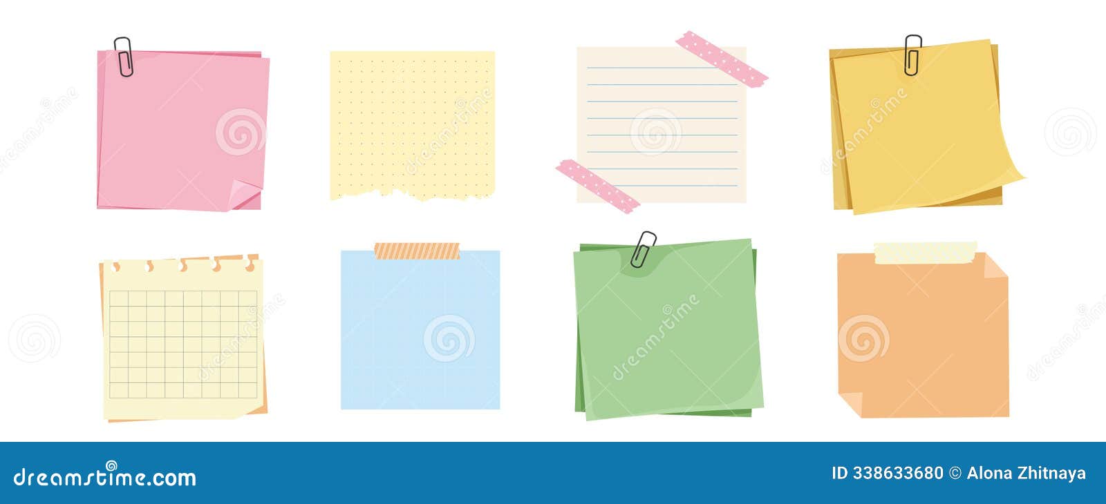 Paper Sticker With Curl Golden Corner Vector Illustration. Sticker ...