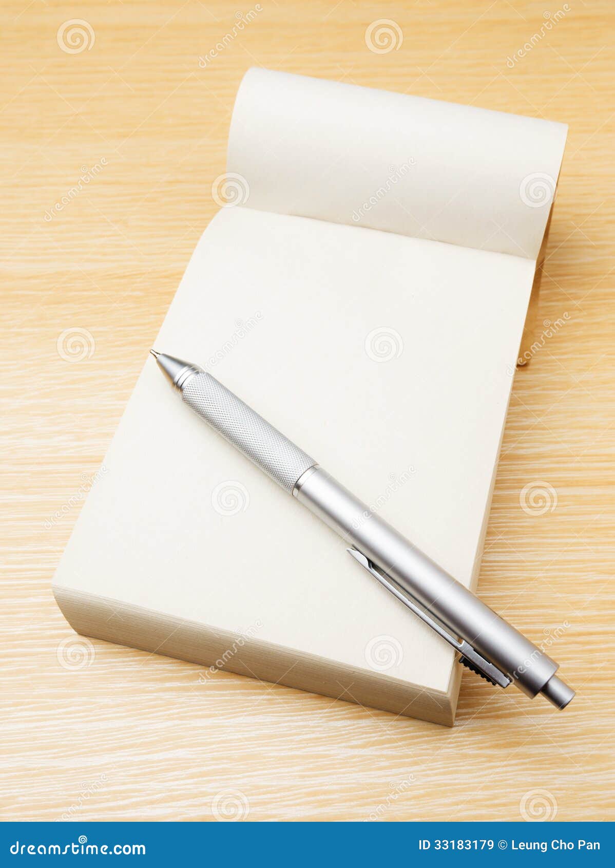 Memo pad and pen stock image. Image of notebook, table - 33183179