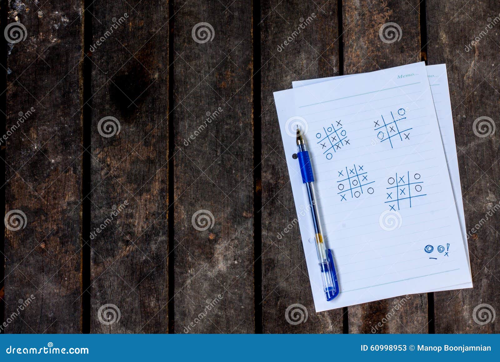 Memo Paper on Old Wood Table Stock Image - Image of retro, page: 60998953