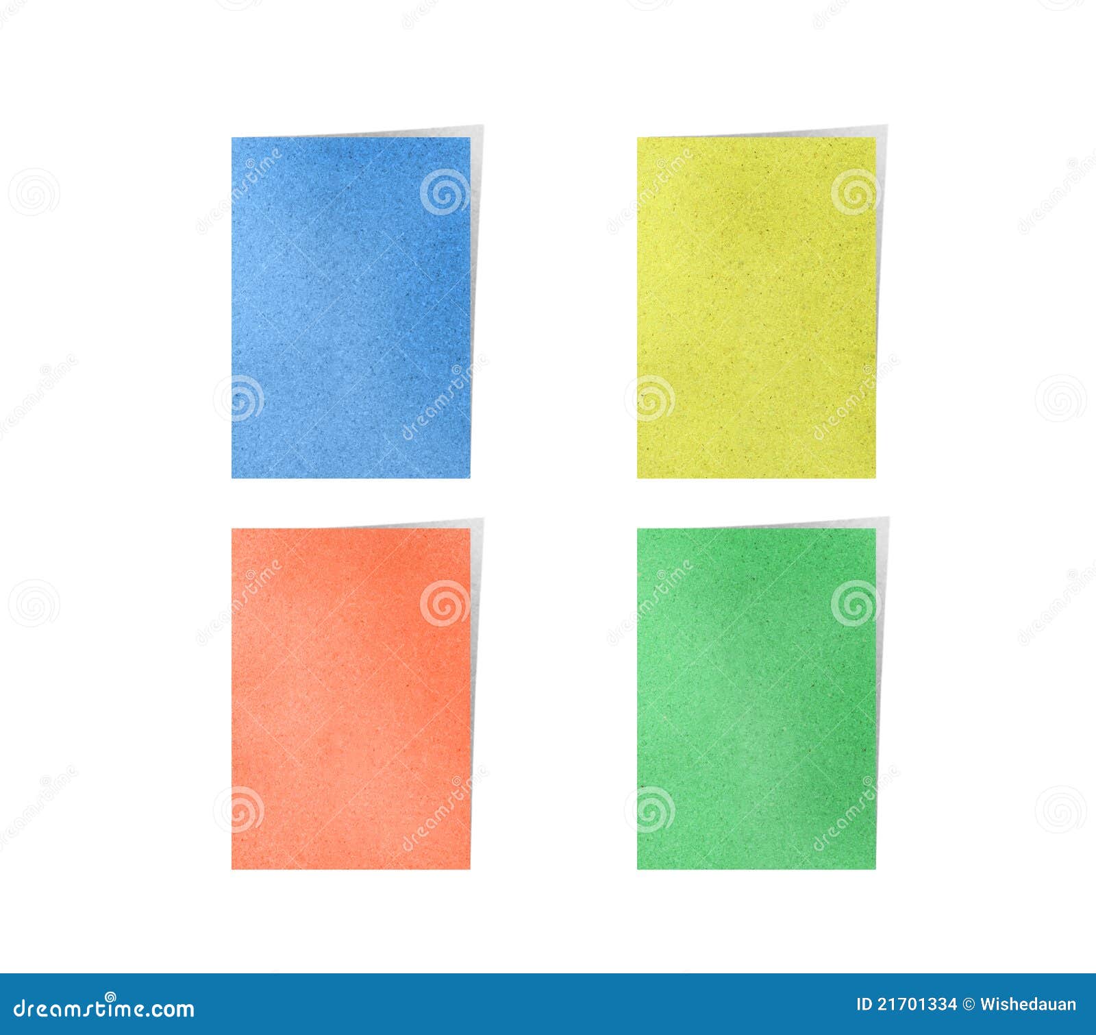 Memo post note colorful stock illustration. Illustration of business ...