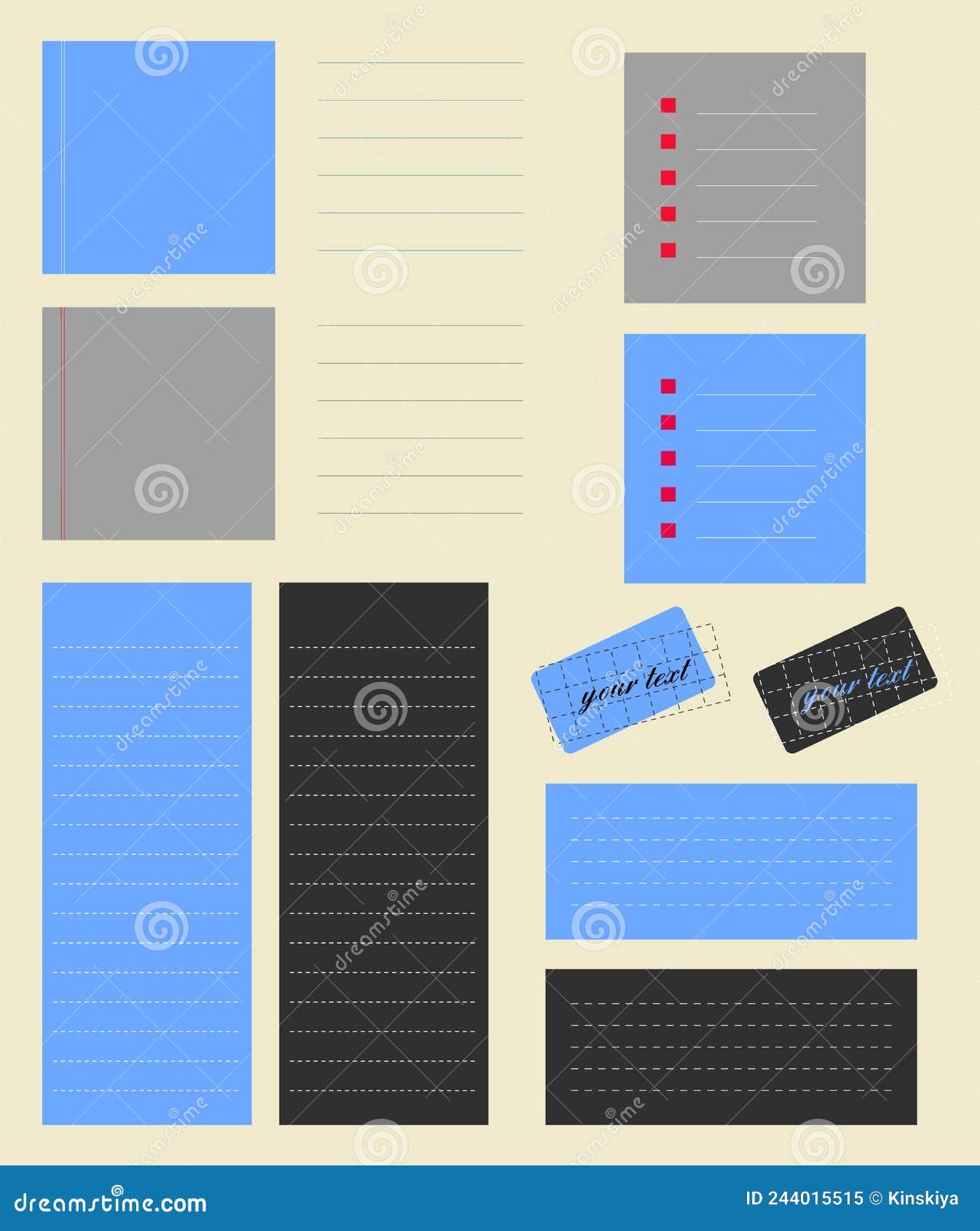 Diary Notes Line Icon Concept. Diary Notes Vector Linear Illustration ...