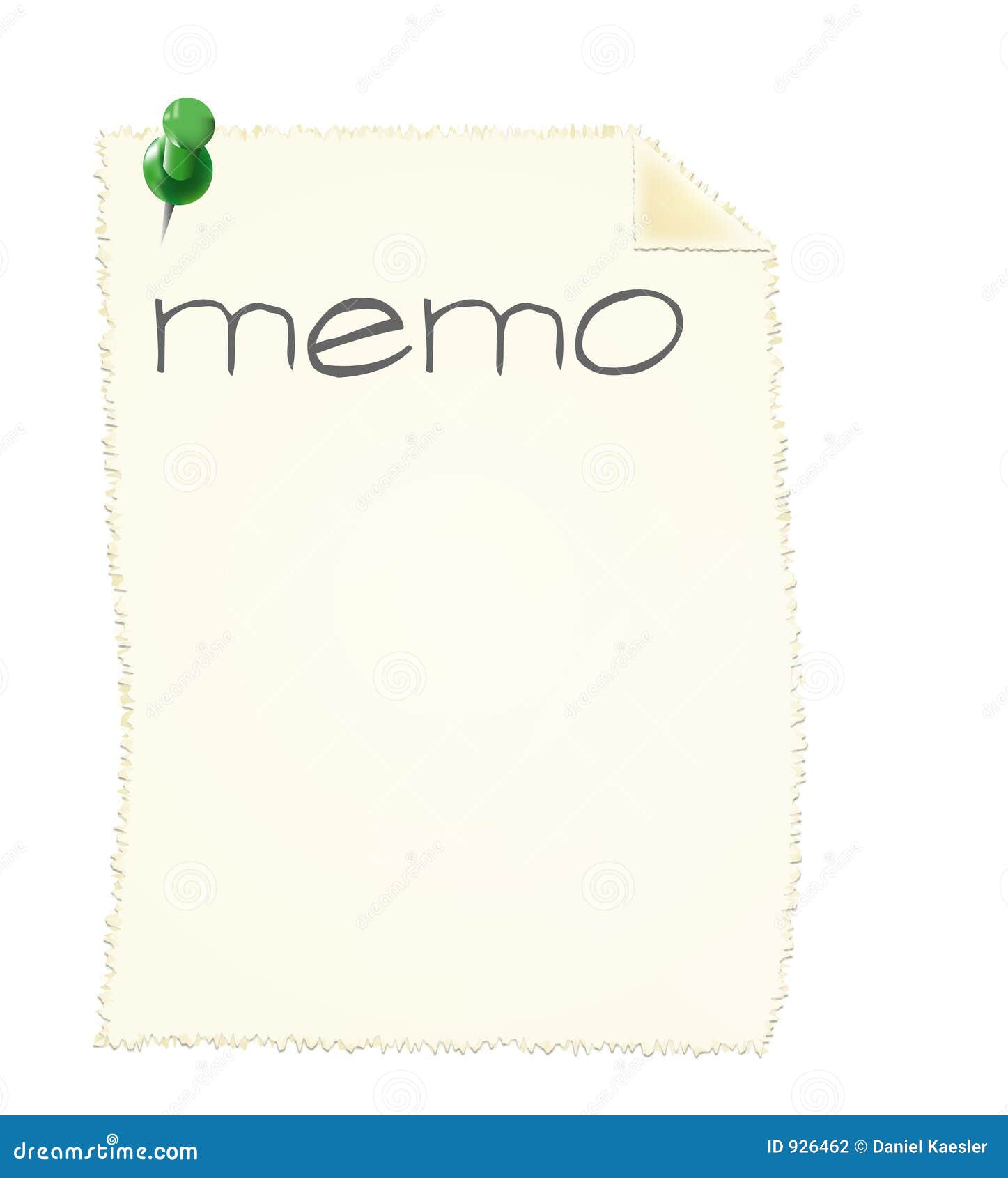 Memo slip stock illustration. Illustration of idea, annotation - 926462