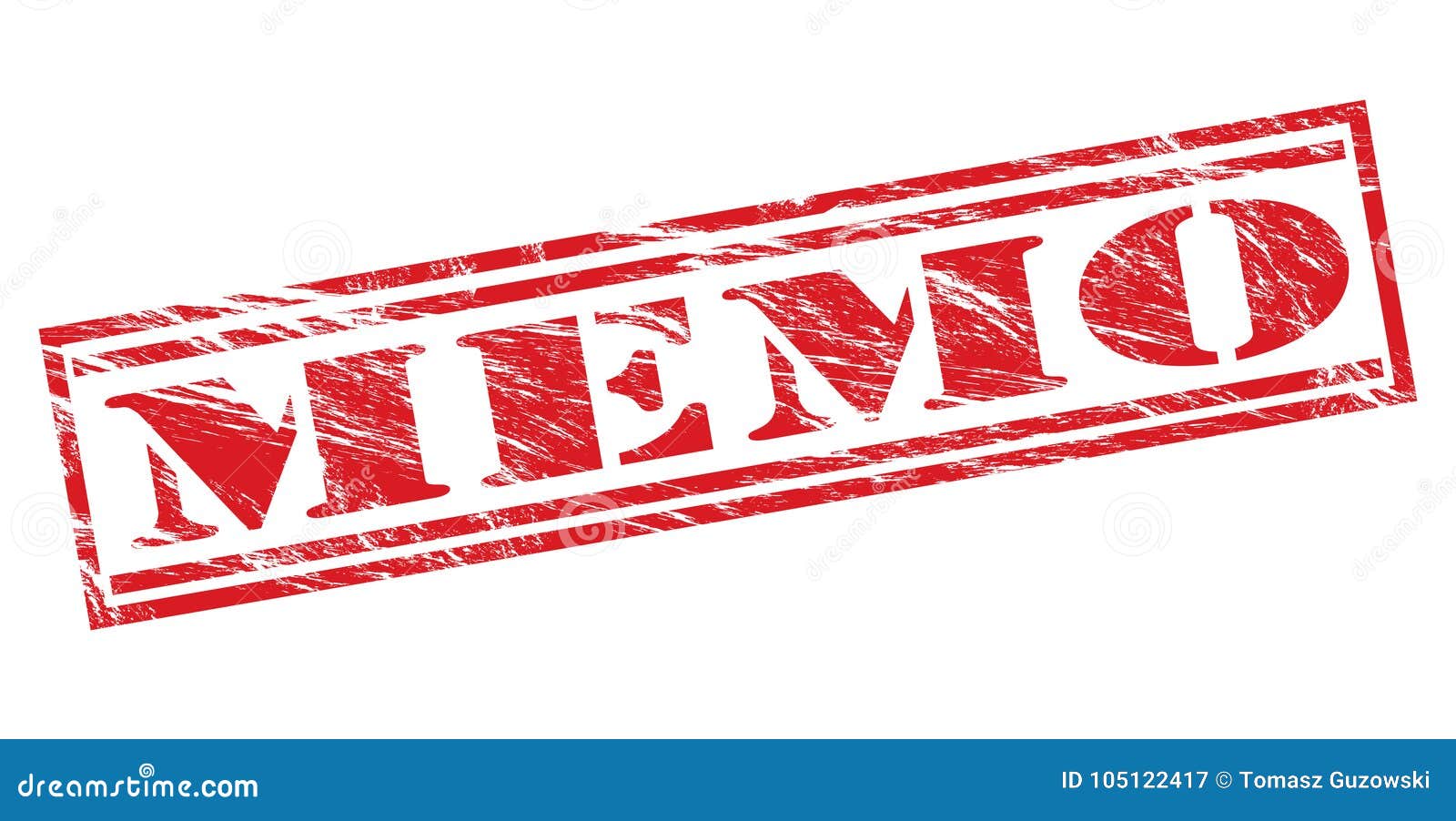 Memo stamp stock illustration. Illustration of rubber - 105122417