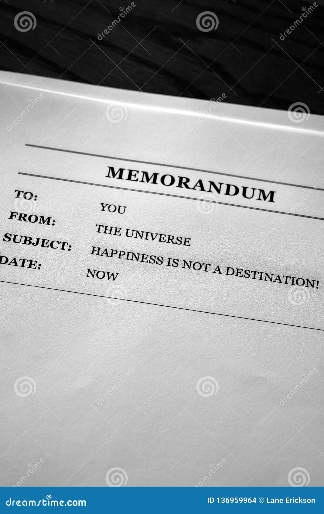 Memo from the Universe Positive Message Happiness is Not a Destination ...