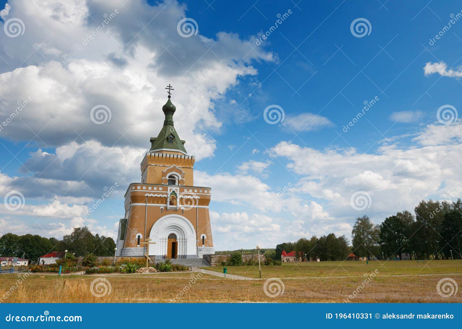 Memorial Chapel in Slavgorod District, Belarus 2014 Stock Image - Image ...