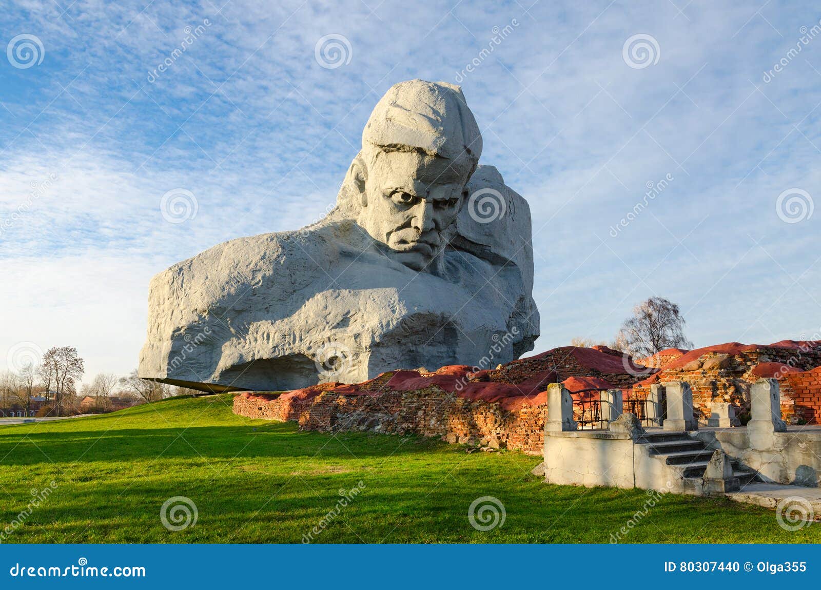 Memorial Complex Brest Fortress Hero. Main Monument Courage Editorial ...