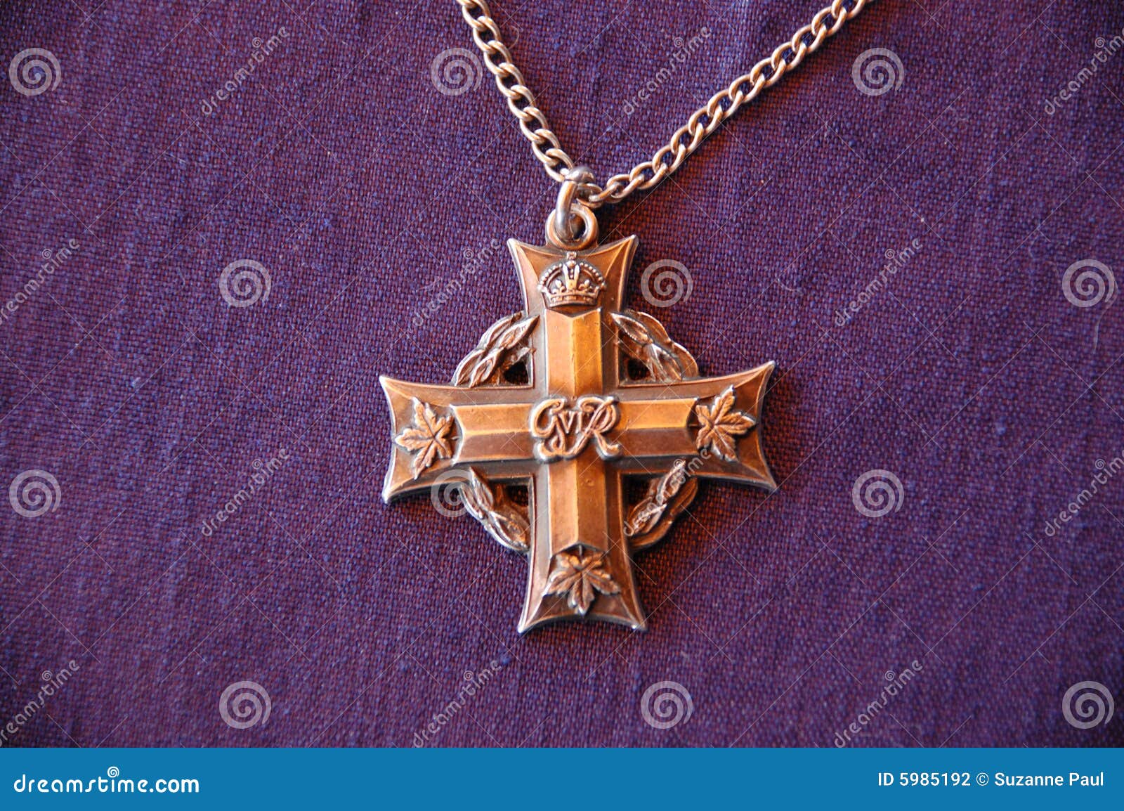 The Memorial Cross stock photo. Image of award, maple - 5985192