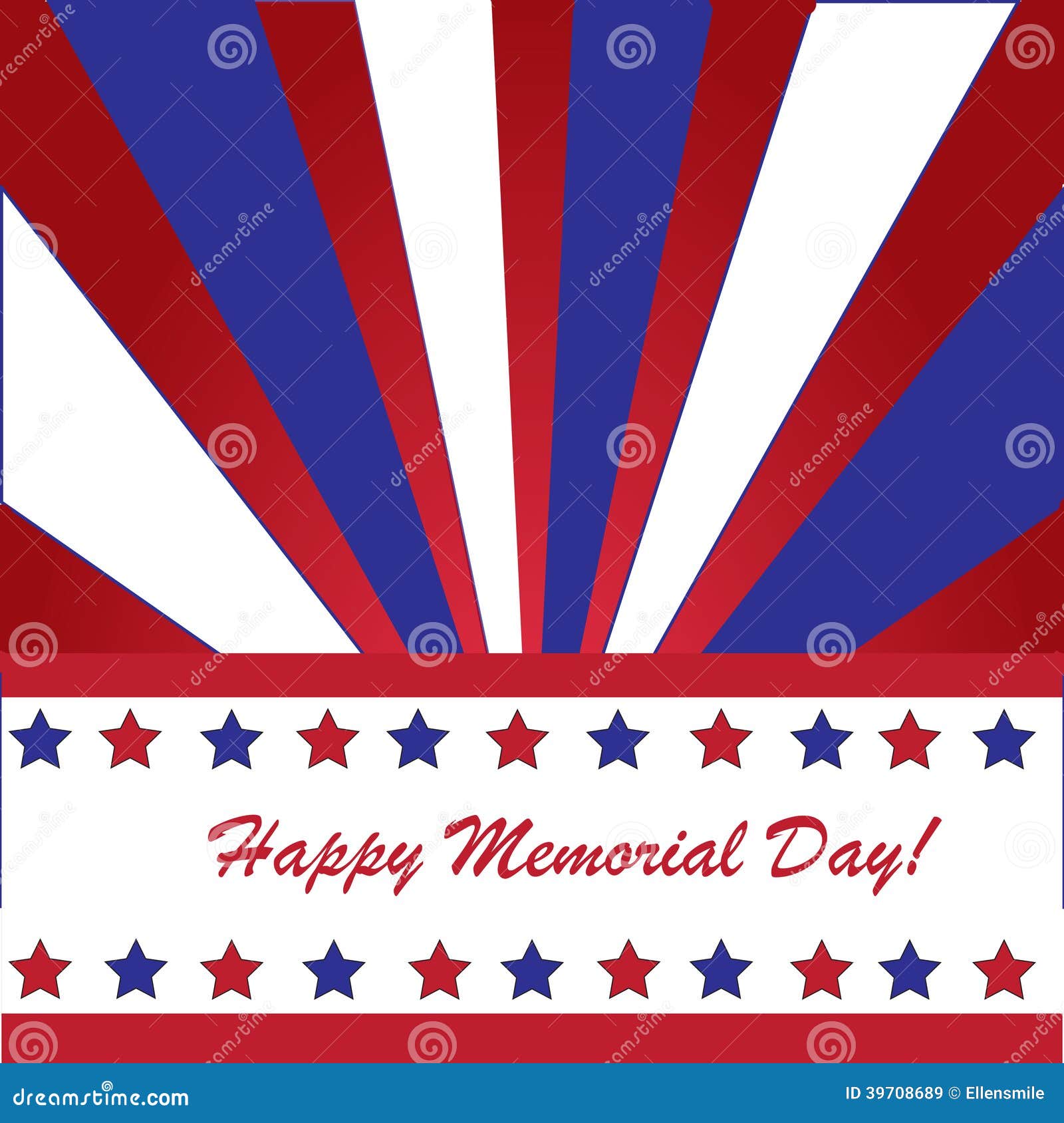 Memorial day background stock illustration. Illustration of patriotic ...