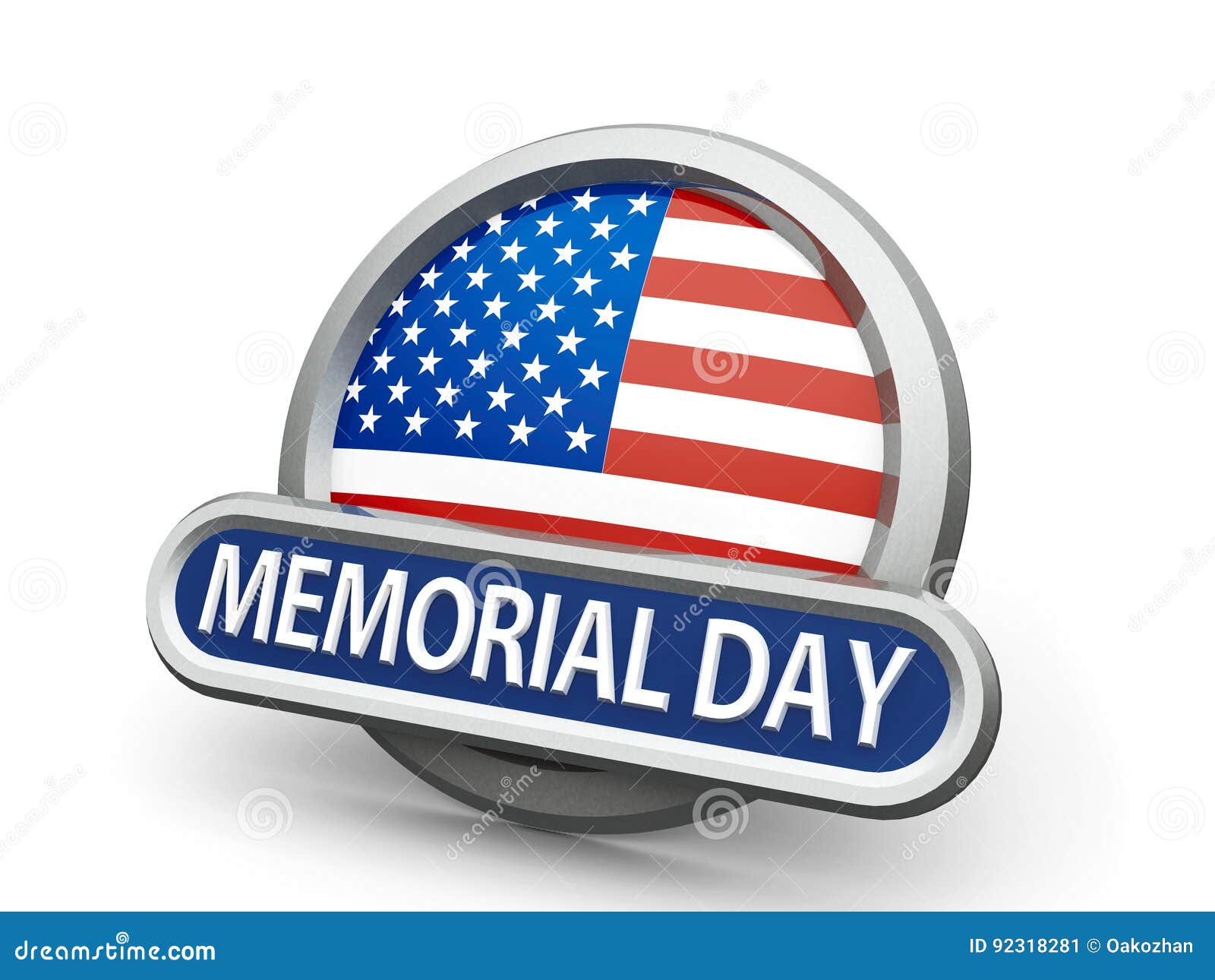 Memorial Day icon stock illustration. Illustration of icon - 92318281