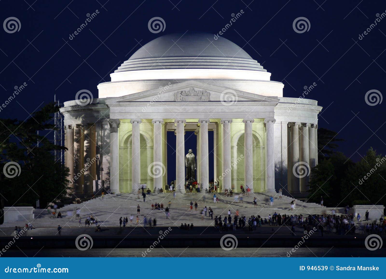 Memorial de Jefferson imagem de stock. Imagem de chapa - 946539