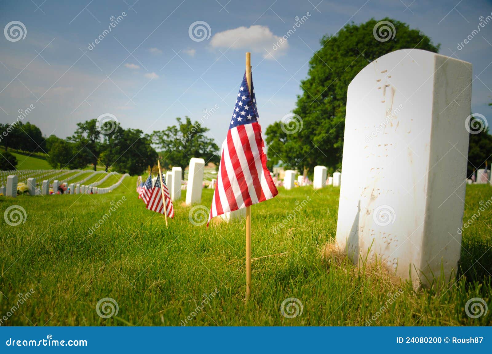 Memorial flags stock photo. Image of soldiers, freedom - 24080200