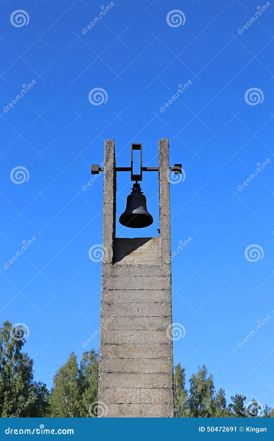 Memorial Funeral Bells in Khatyn Stock Image - Image of belarussia ...