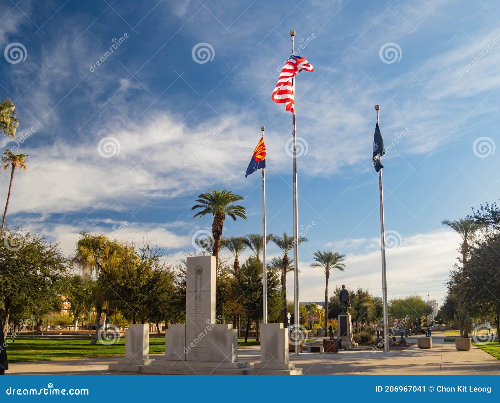 Memorial Lt. Frank Luke Jr stock image. Image of morning - 206967041