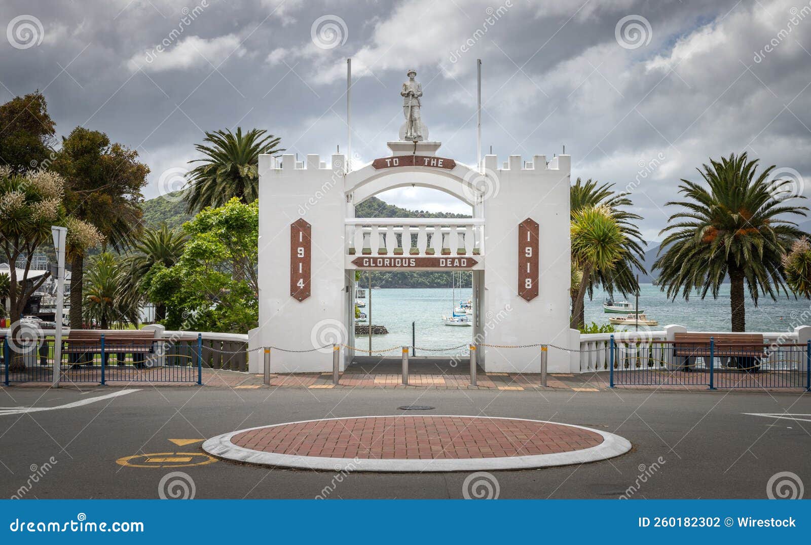 Memorial in Malbrough, New Zealand Editorial Photography - Image of ...