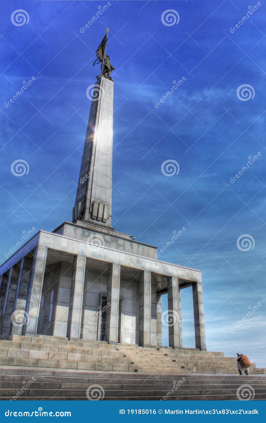Memorial Monument for Fallen Soldiers of World War Stock Photo - Image ...