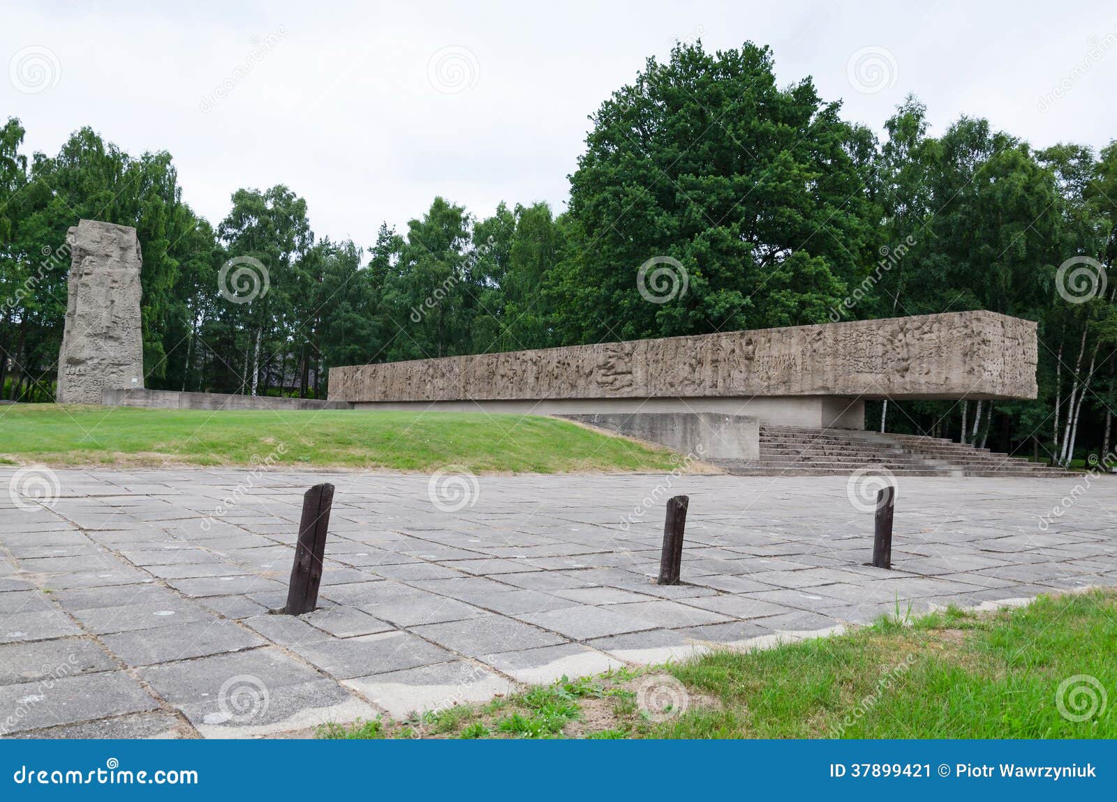 Memorial Monument in Stutthof Editorial Photo - Image of prison ...