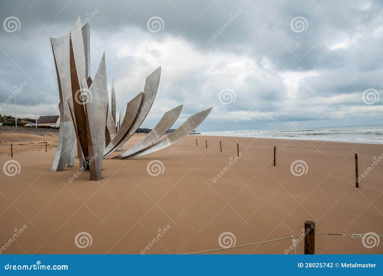 Memorial Para a Aterragem Na Praia De Omaha Fotografia Editorial ...