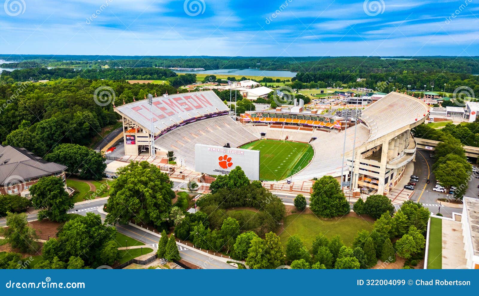 Memorial Stadium on the Clemson University Campus Editorial Stock Image ...