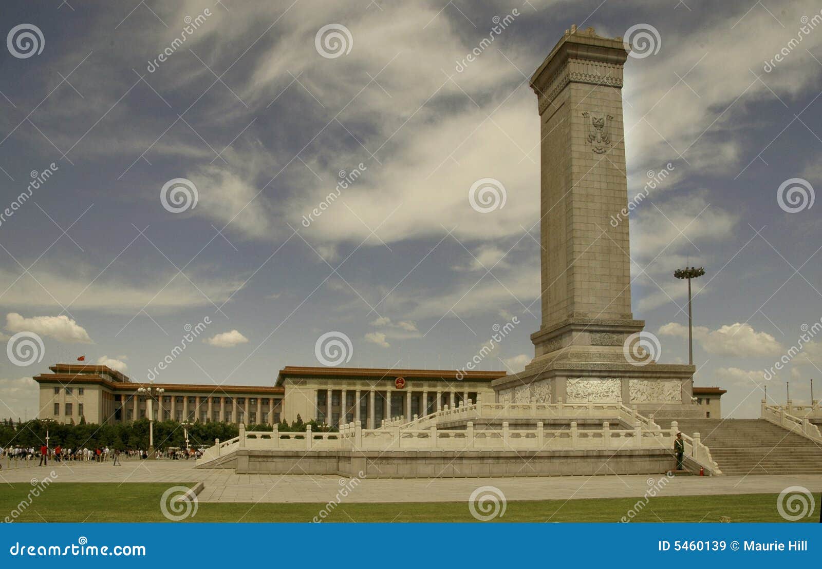 Memorial in Tiananmen Square Stock Image - Image of memorial ...