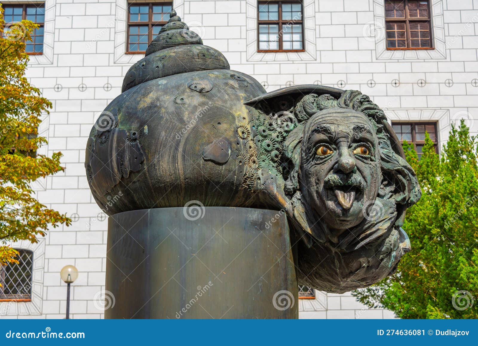Memorial To Albert Einstein in German Town Ulm Editorial Photo - Image ...