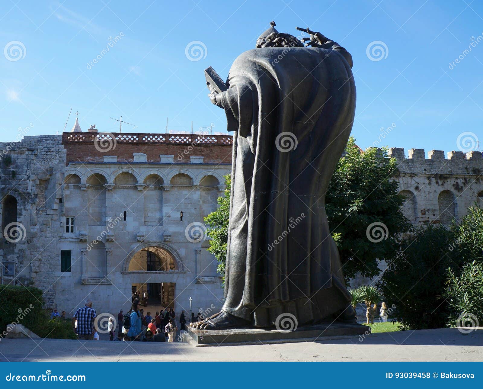 Memorial To Monk Grgur from Nin Editorial Stock Photo - Image of ...