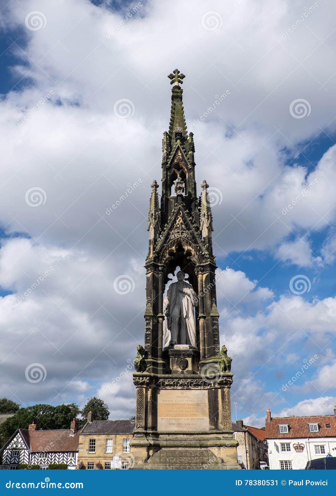Memorial To William Second Baron Feversham Stock Image - Image of ...
