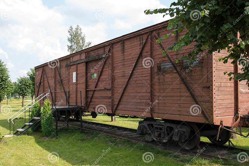 Memorial wagon museum stock image. Image of platform - 25764733