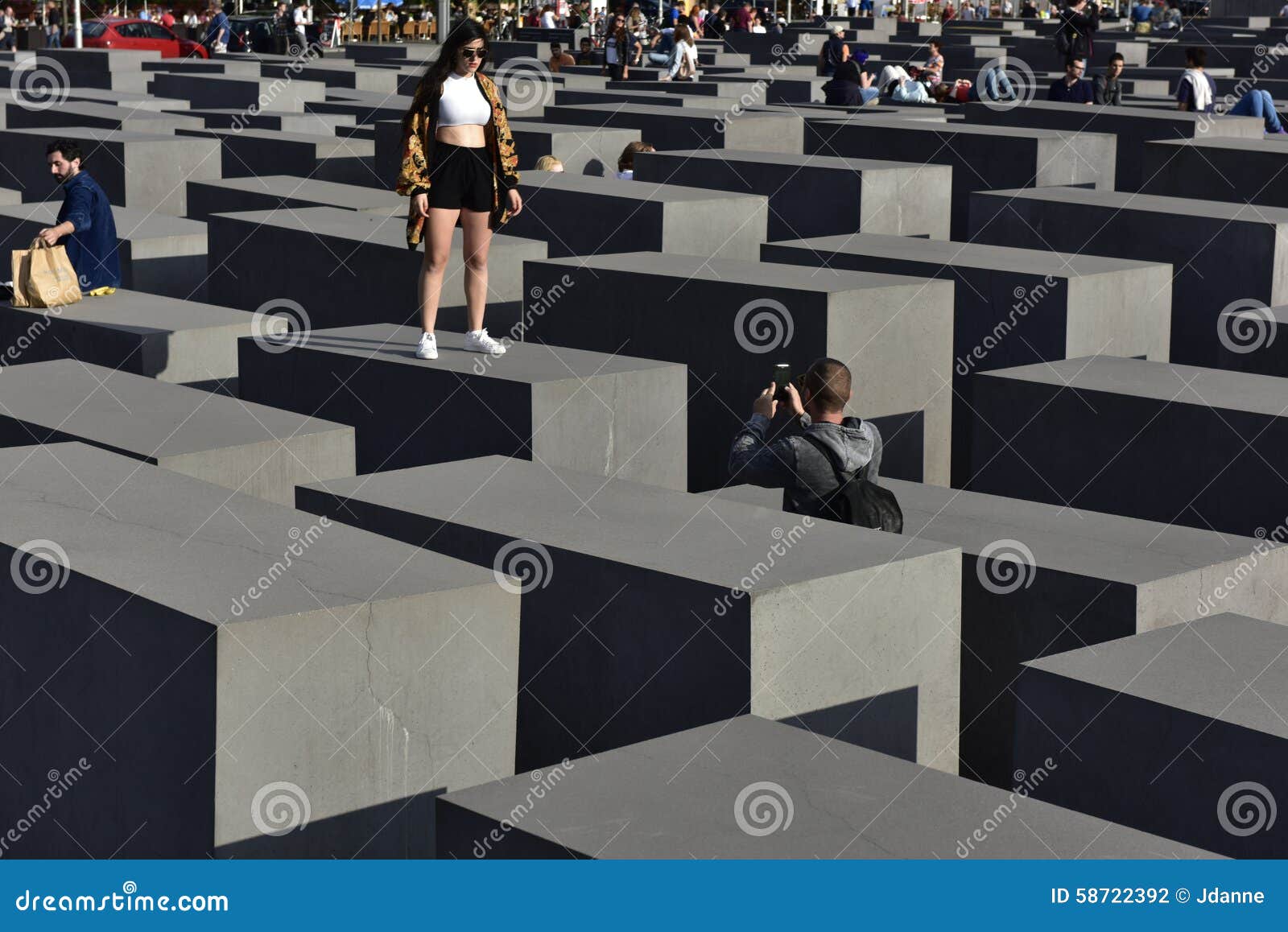 MEMORIALE Di OLOCAUSTO, Berlino, Germania Fotografia Editoriale ...