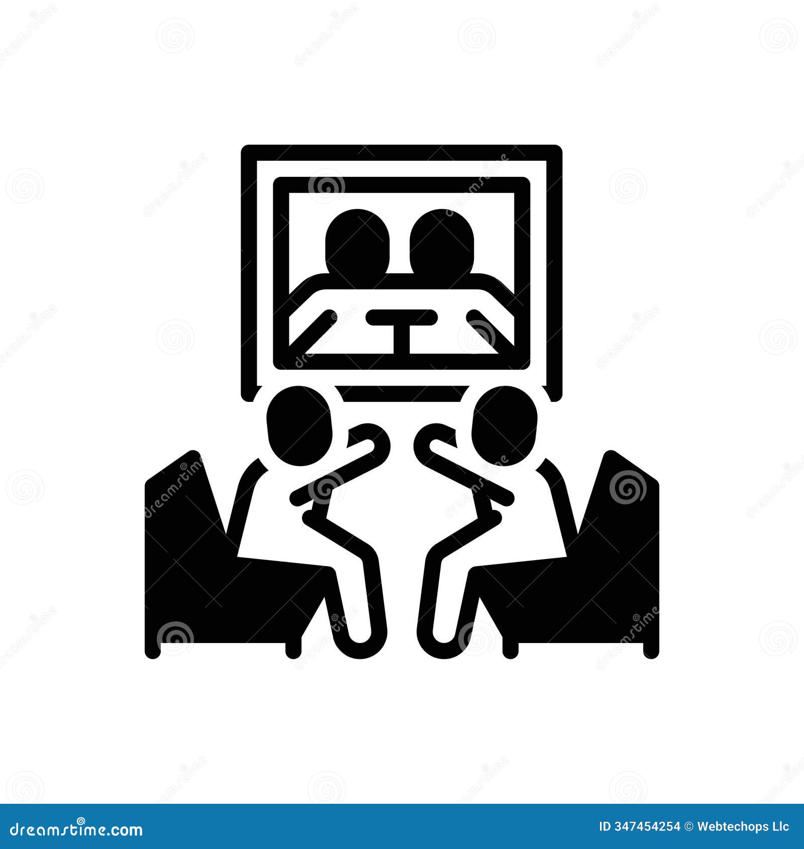 Black Solid Icon for Memories, Recollection and Moment Stock ...