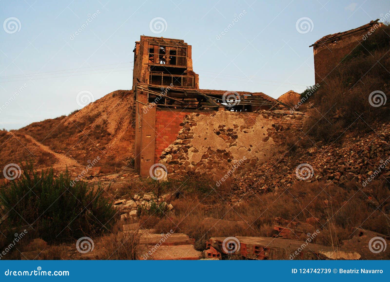 CLOSED MINE stock image. Image of closed, abandonedplaces - 124742739