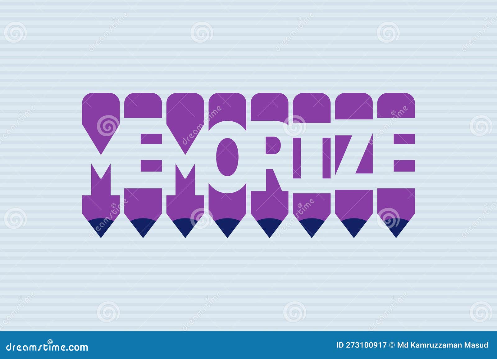 Memorize Text with Pen Symbol Creative Ideas Design. Memorize ...