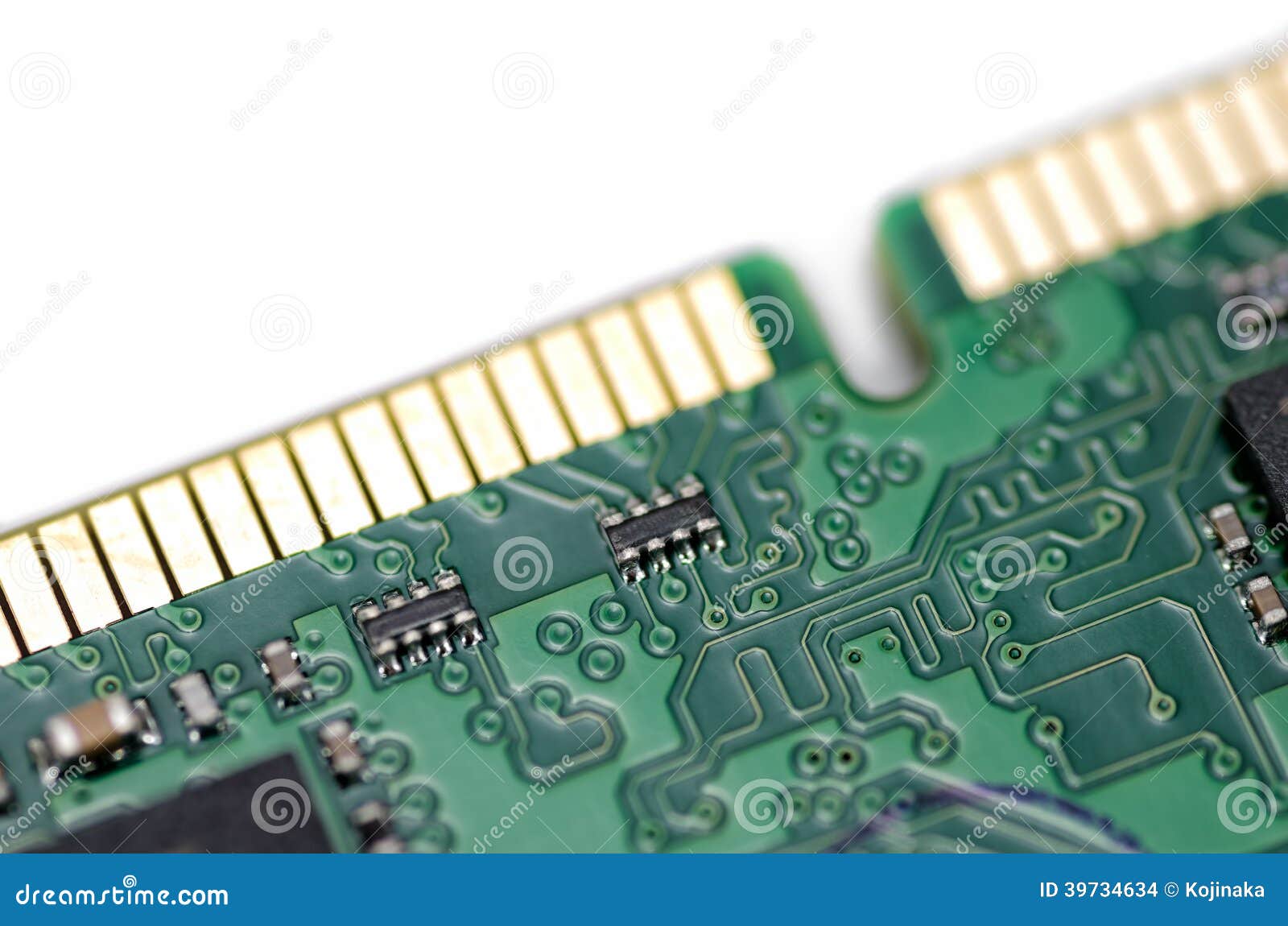 Memory Board of Personal Computer Stock Photo - Image of electronics ...