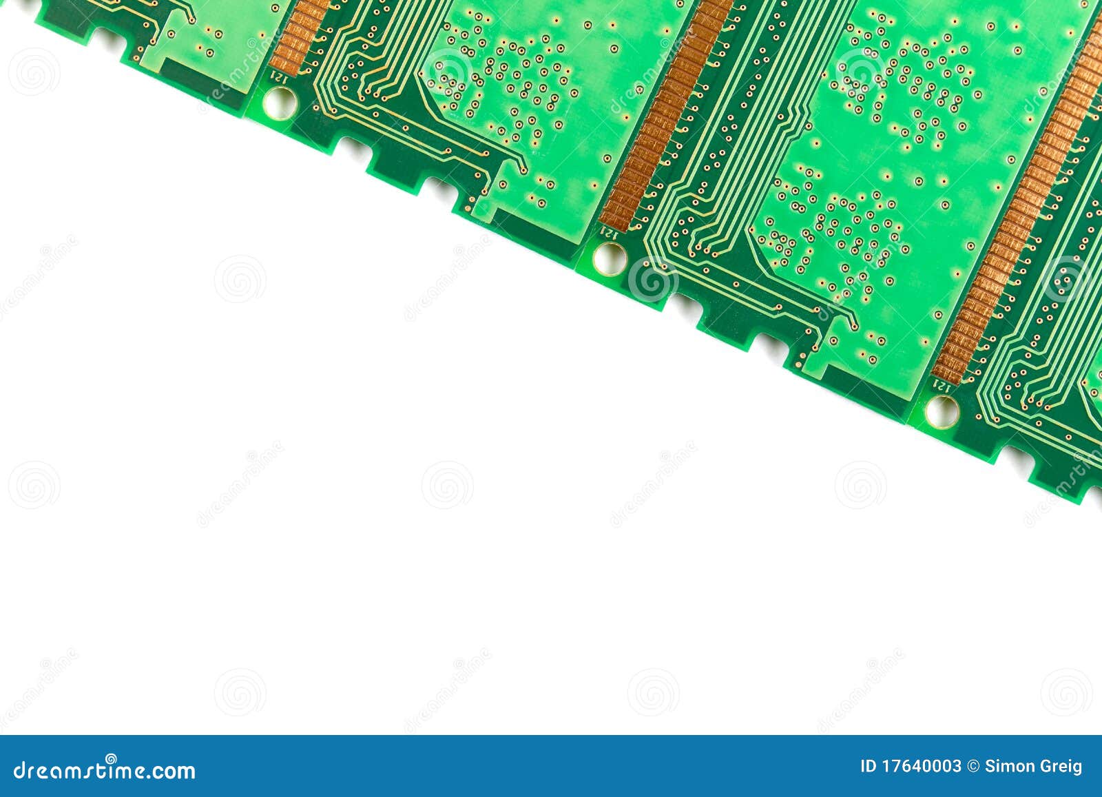 Memory Boards stock image. Image of green, module, digital - 17640003