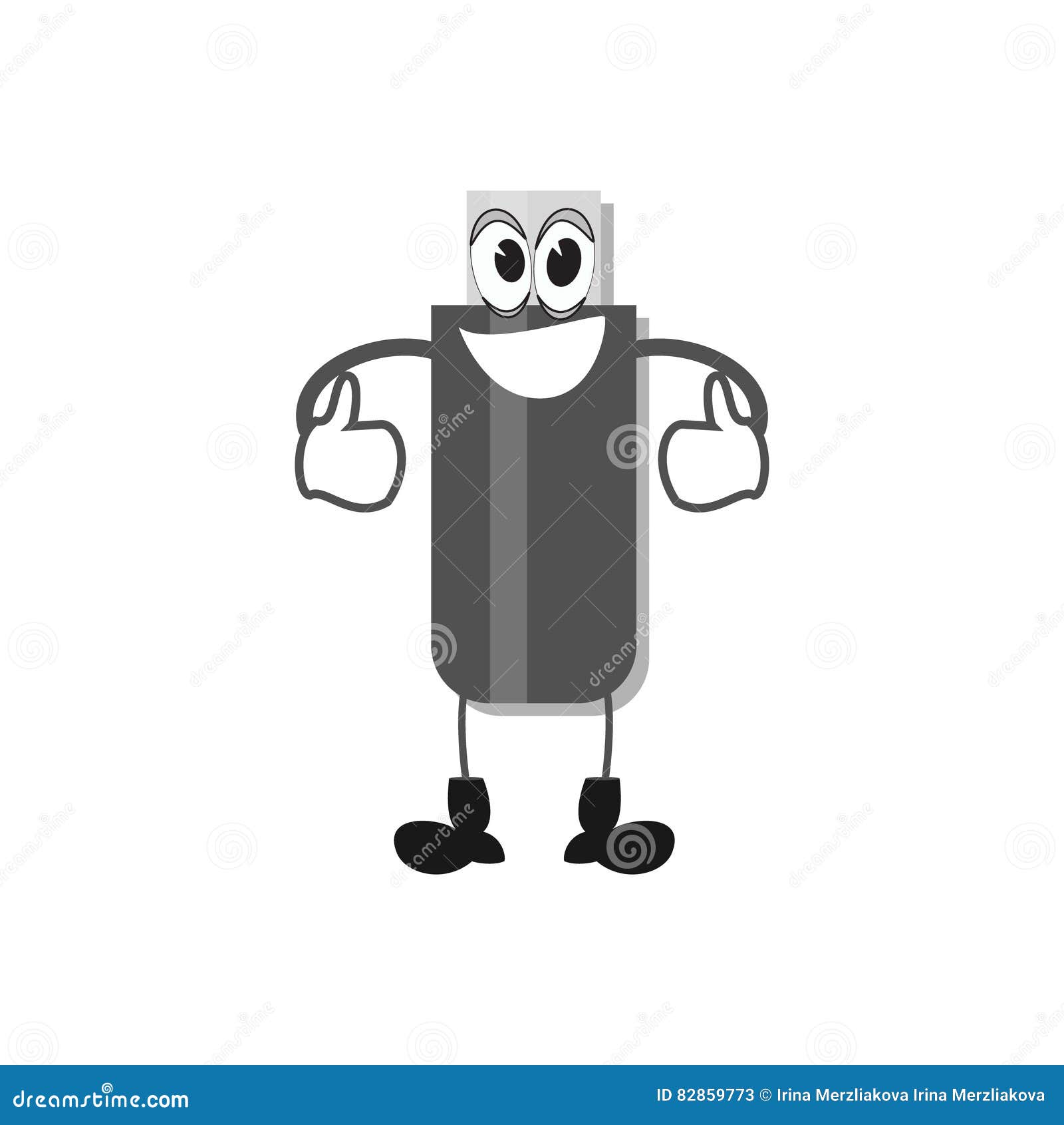 The Memory Card, Flash Map Animated, Comic Cartoon Stock Image ...