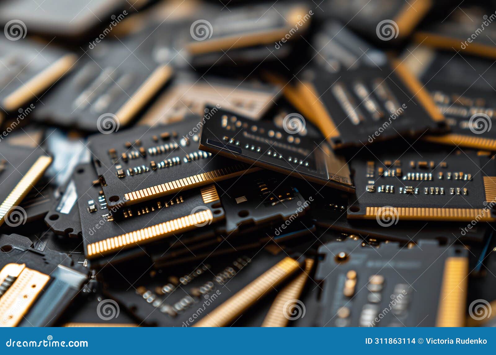 Memory Card Hardware Close Up Stock Photo - Image of connecting, data ...