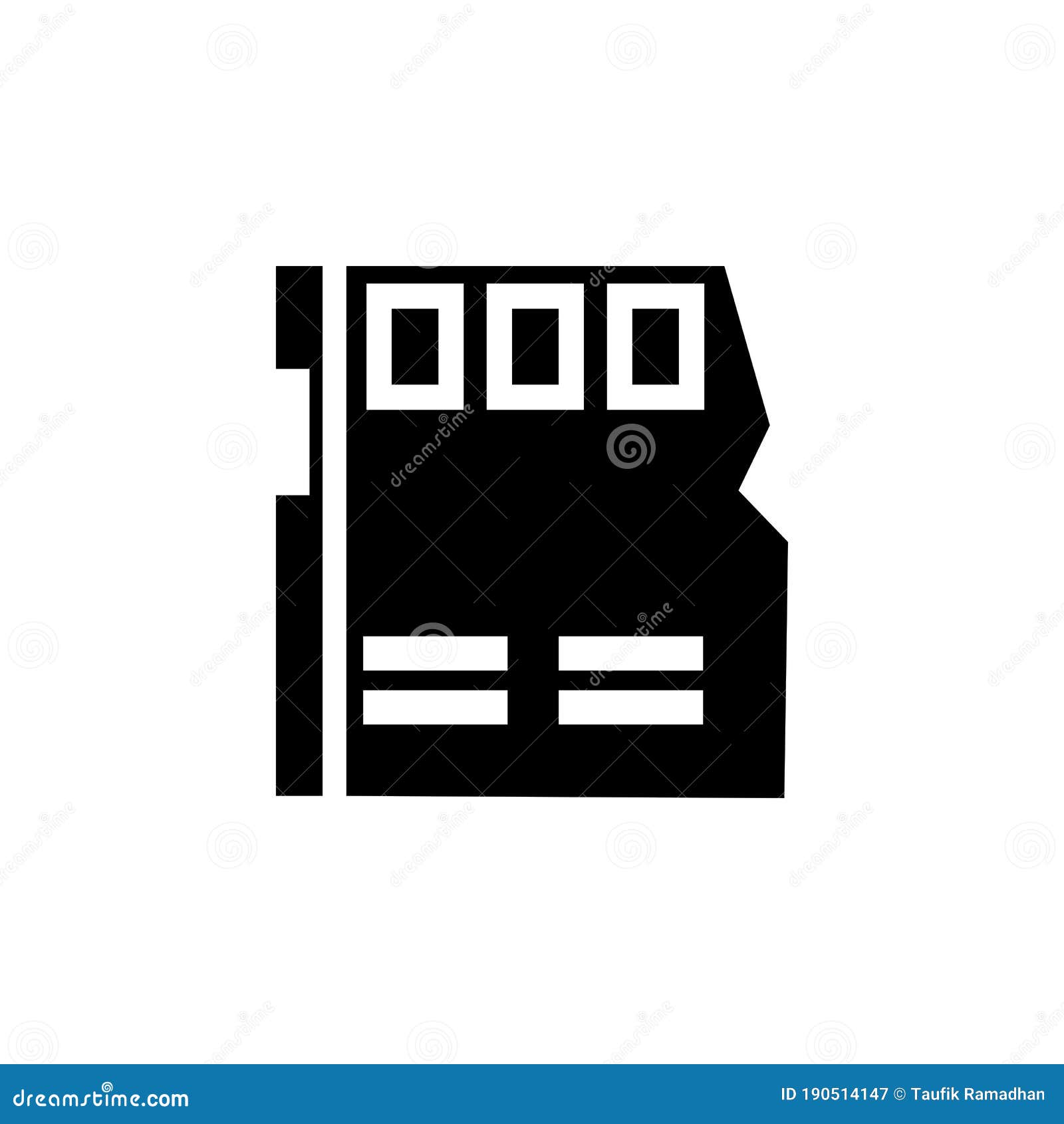 Memory Card Icon. Application Icon. Perfect for Website, Application ...