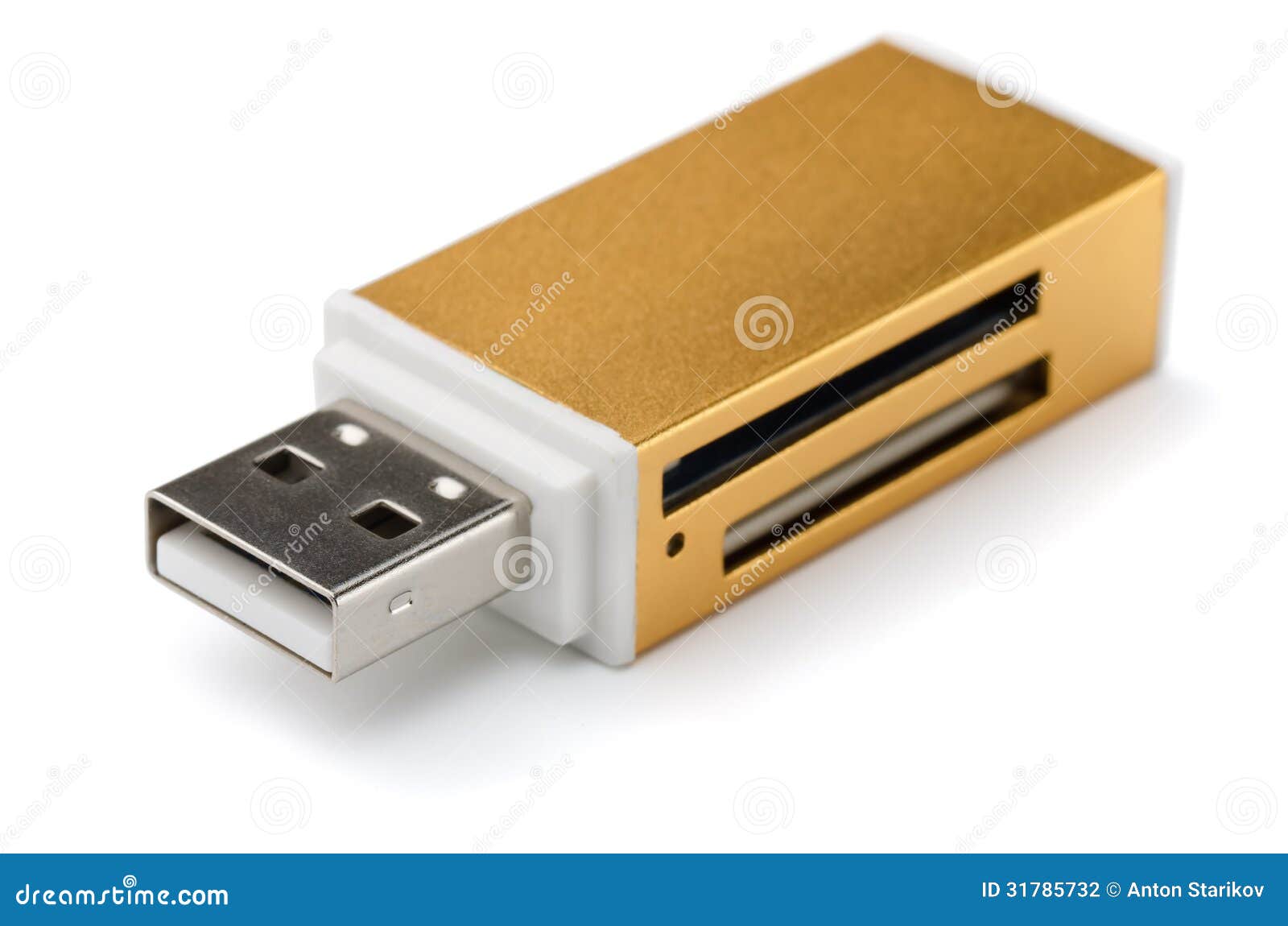 Memory card reader stock photo. Image of external, medium - 31785732