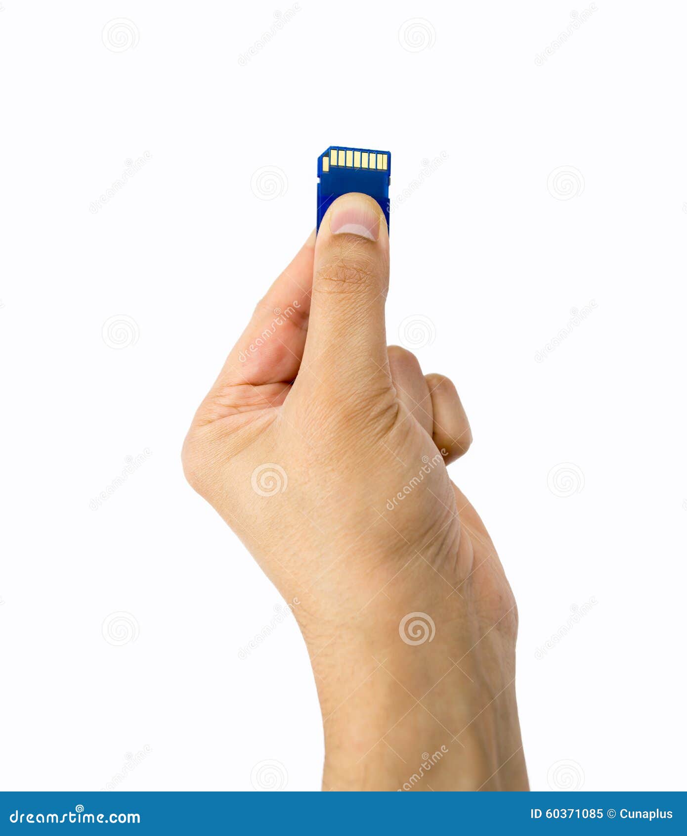 Memory card storage stock image. Image of data, finger - 60371085